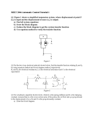 MIET2006 Assignment 2 1850-1 - SCHOOL OF ENGINEERING, RMIT UNIVERSITY MIET 2006 Automatic ...