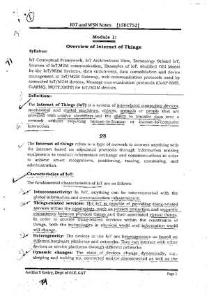IOT LAB Manual - 1 | P a g e INTERNET OF THINGS/ ARDUINO LABORATORY LAB MANUAL Year : 2020 ...