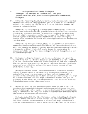 Task 4 - task 4 - DFM3 Task 4: Professional Dispositions and Ethics B1 ...