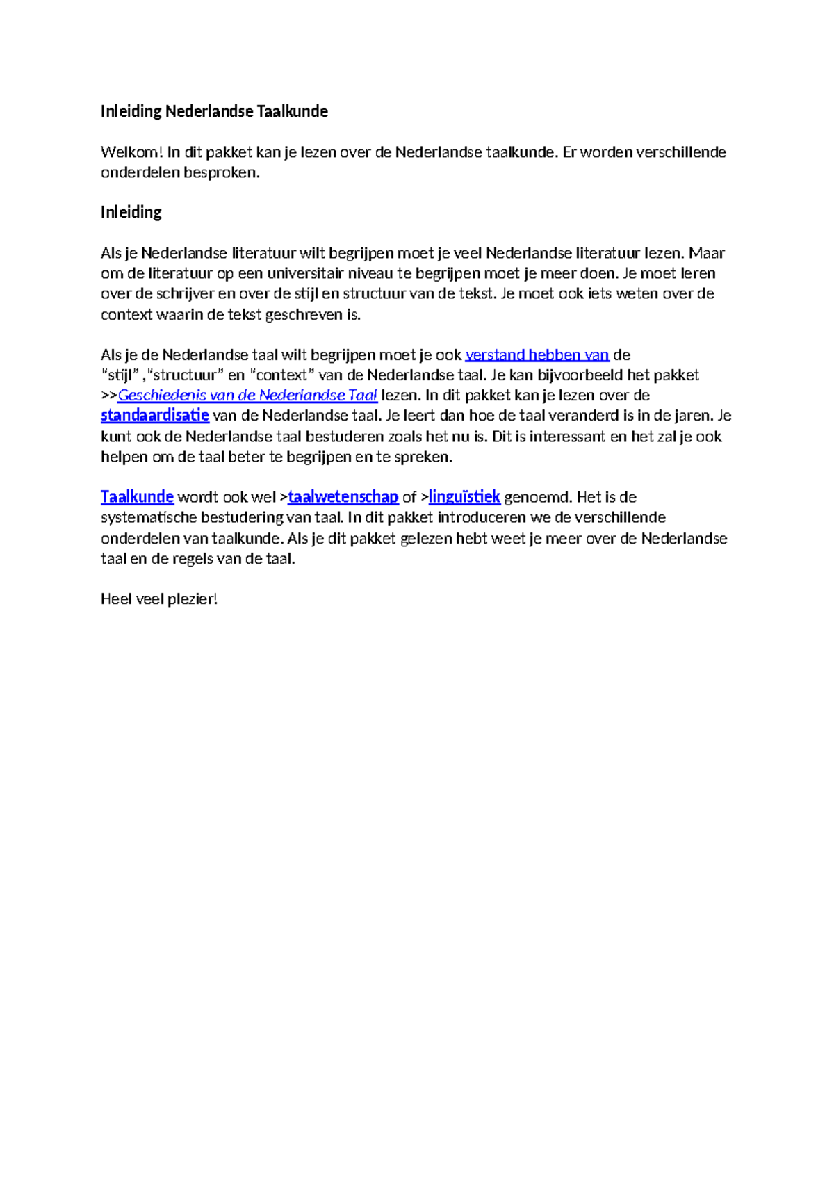 Inleiding in Nederlandse Taalkunde - Inleiding Nederlandse Taalkunde ...