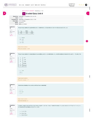 Unit 3 Graded Quiz - MATH 1281 - Studocu
