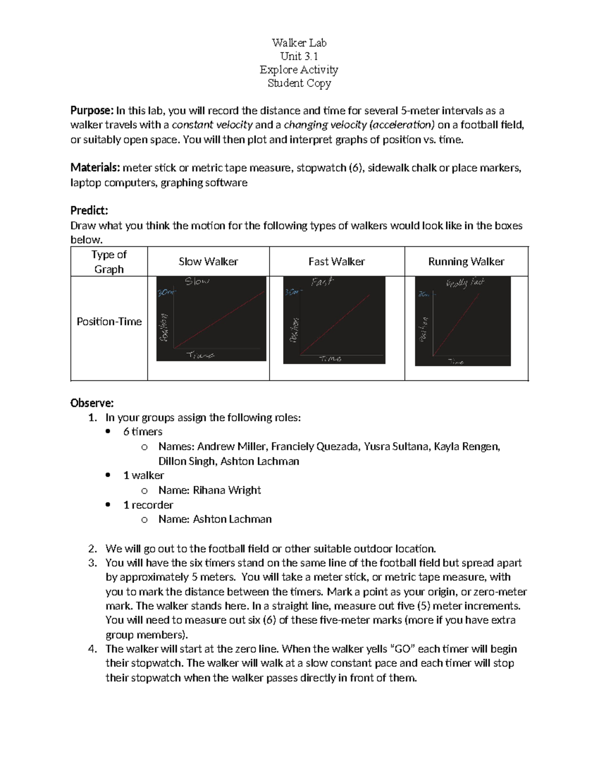 Walker+Lab+-+Student+Copy copy - Unit 3. Explore Activity Student Copy Purpose: In this lab, you ...