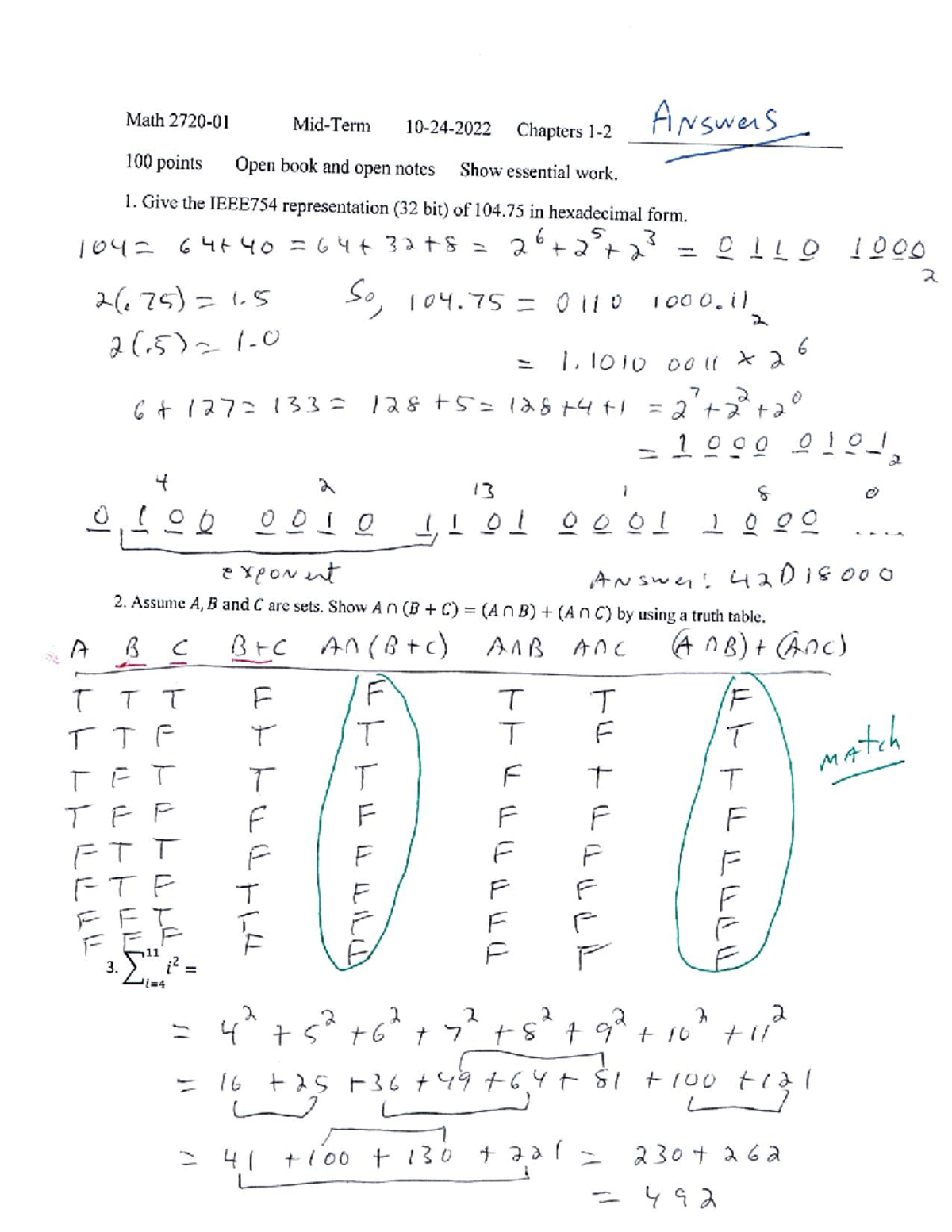 Answer F22 Midterm - Practice Quiz - MATH 272 - CSUSB - Studocu