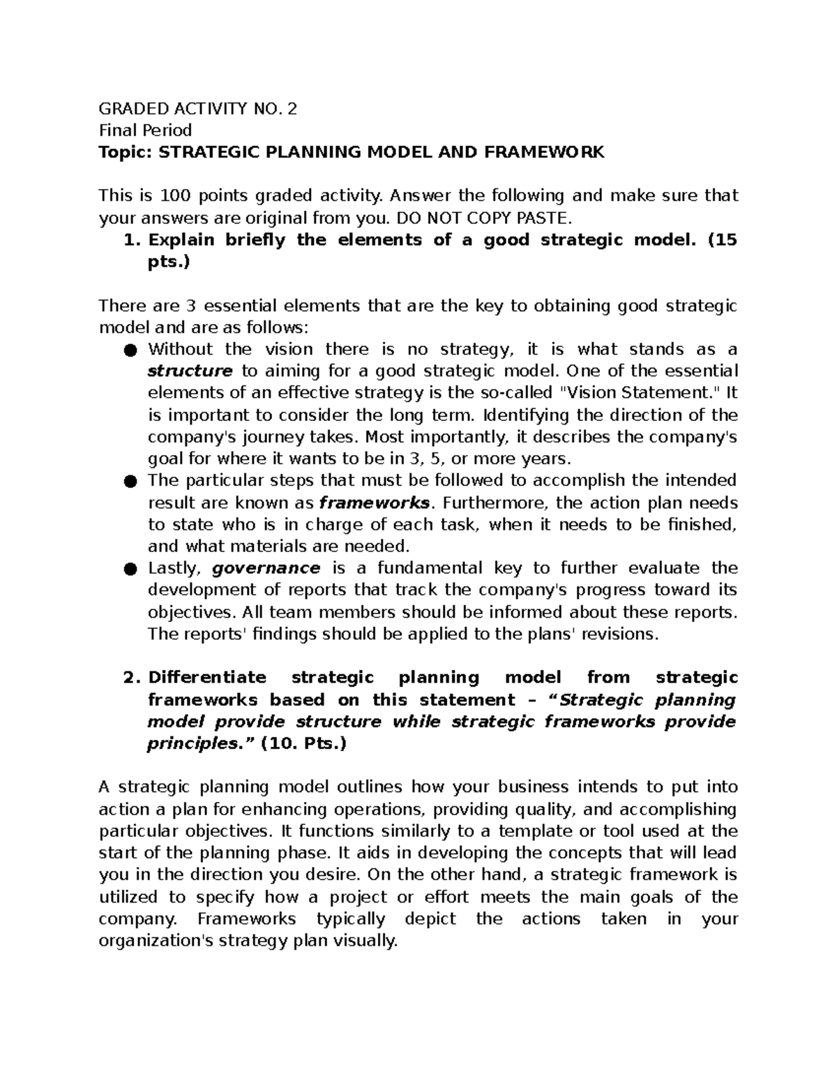 CHUA-BMC 301 Graded Activity No. 2 (finals) - GRADED ACTIVITY NO. 2 ...