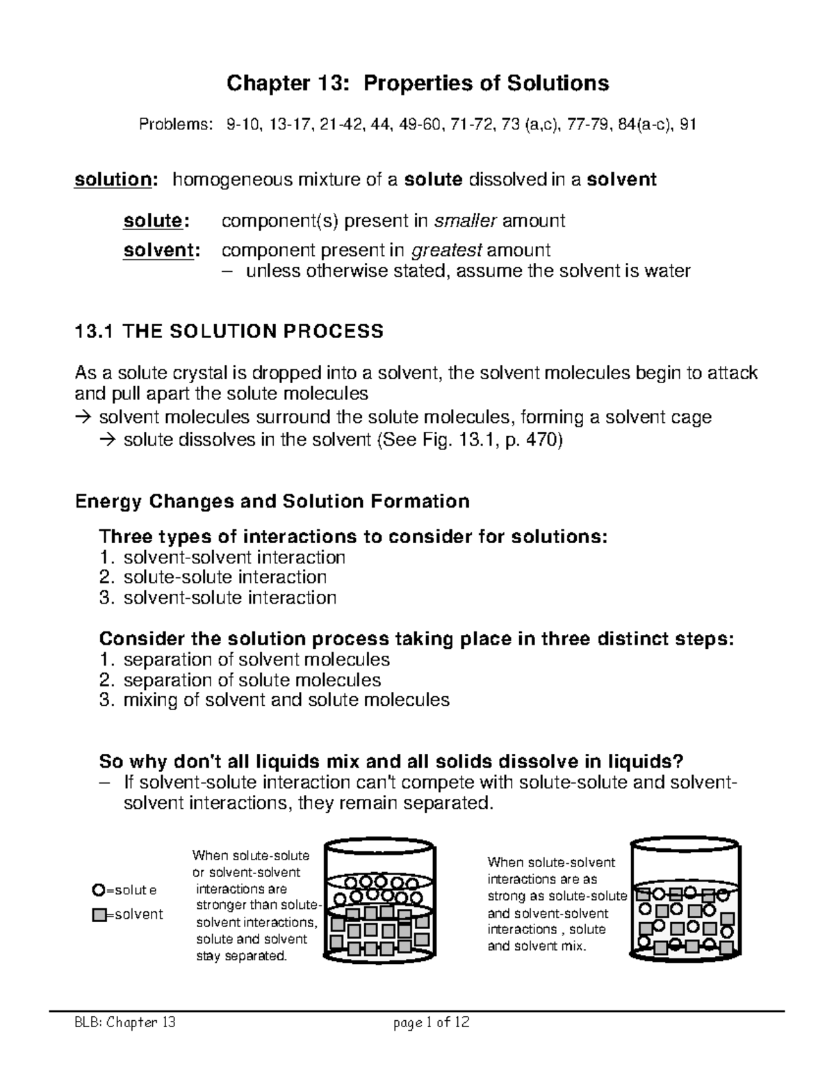 13Propertiesof Solutions - Chapter 13: Properties of Solutions Problems ...