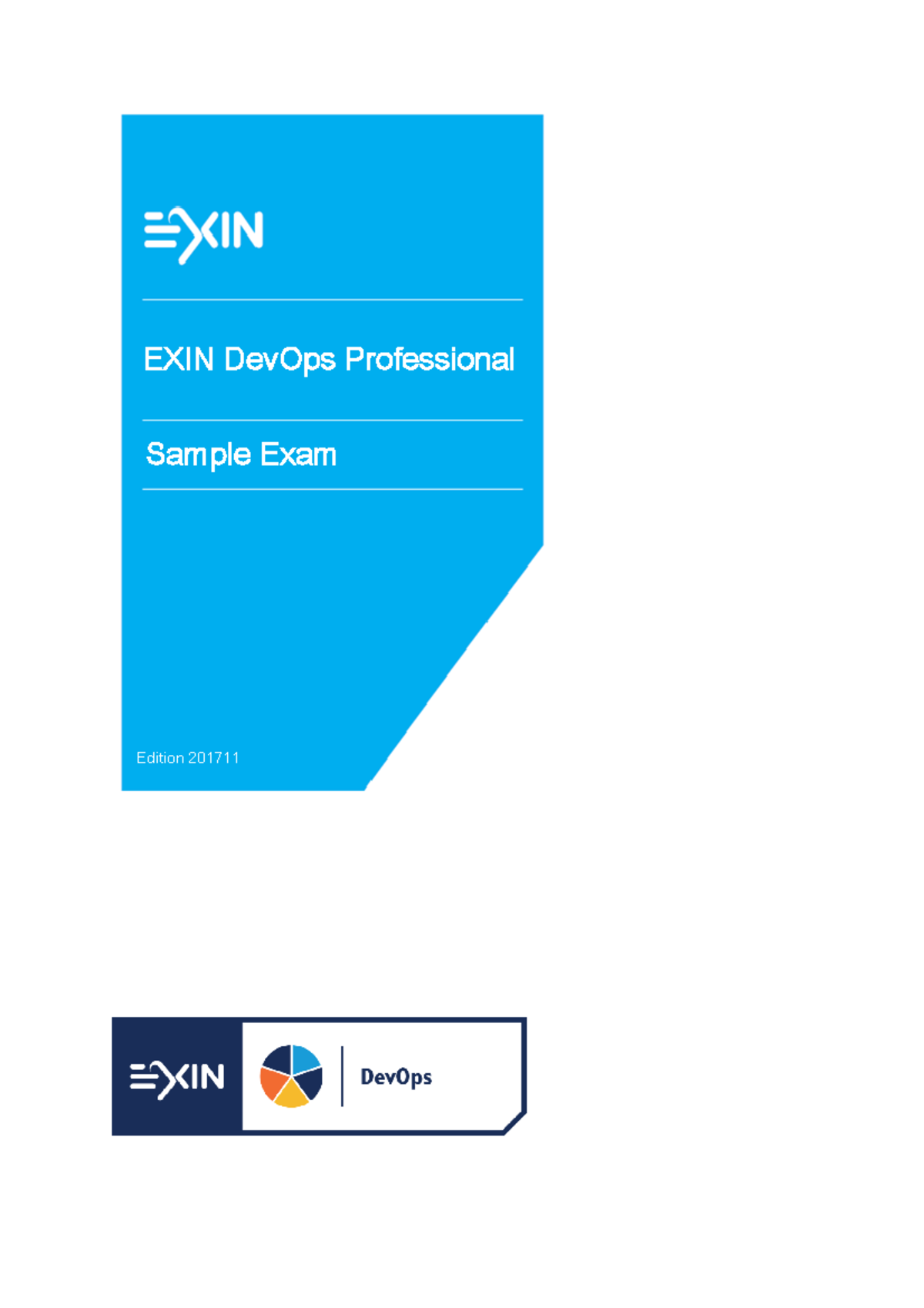 Dev Ops Professional Sample Exam - Sample Exam EXIN DevOps Professional Edition 201711 Copyright ...