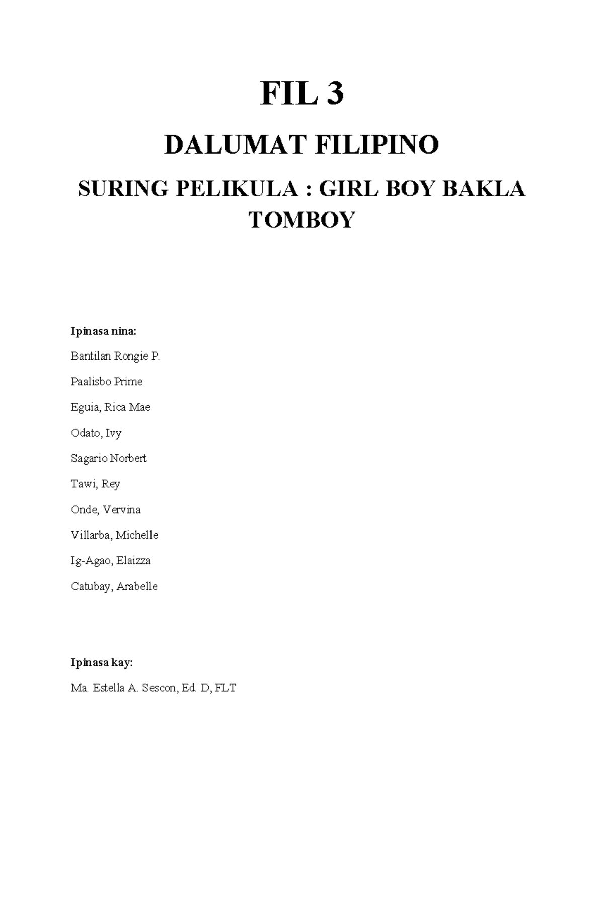 GIRL BOY Bakla Tomboy Movie Review 3 - FIL 3 DALUMAT FILIPINO SURING PELIKULA : GIRL BOY BAKLA ...