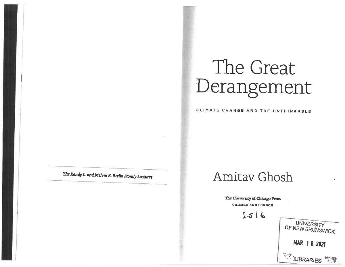 Ghosh 2016 Stories - Lecture Article - ANTH*1003 - Studocu