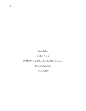 Math201-Portfolio Project-Kirsten Johnson - Kirsten Johnson Portfolio ...