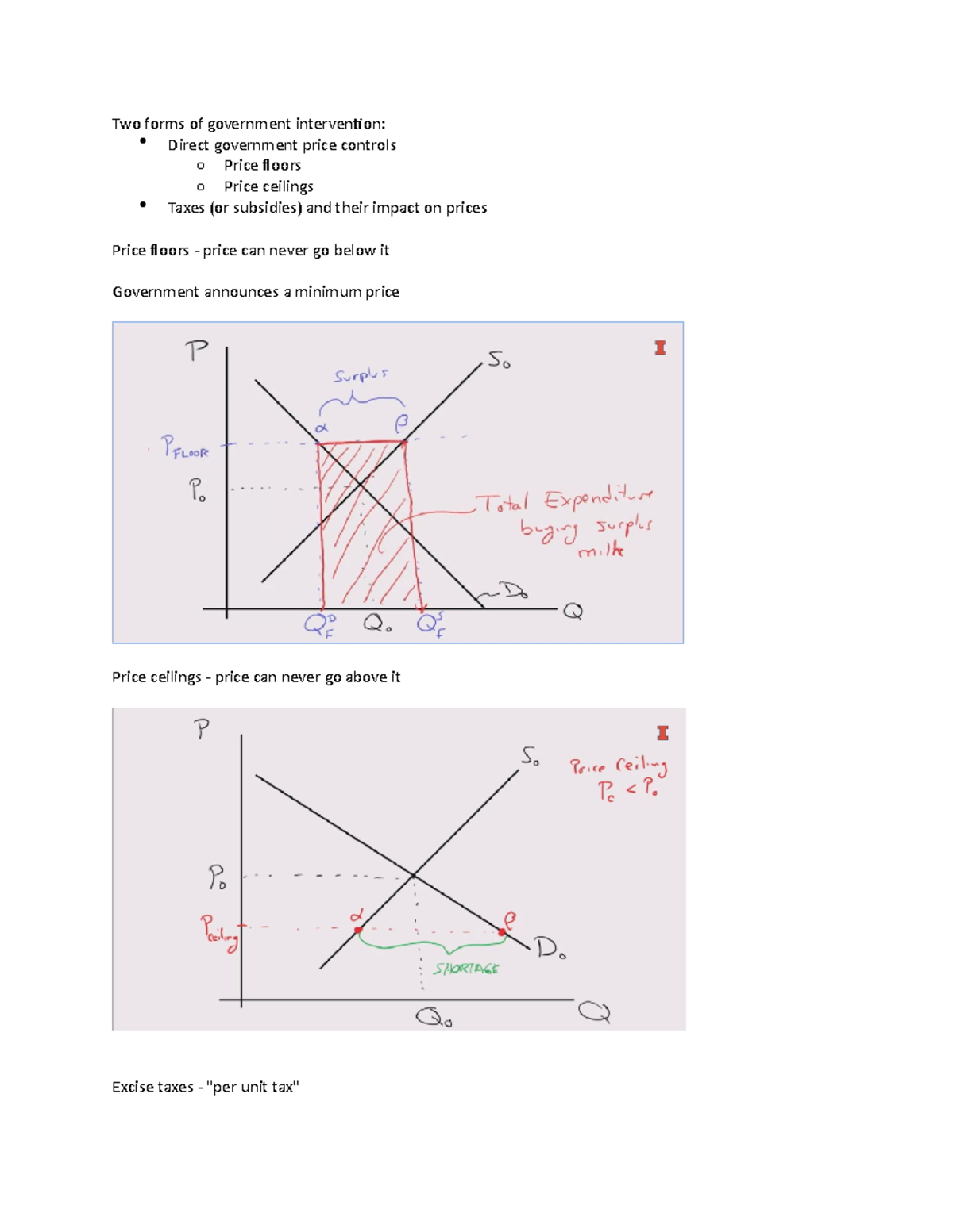 ECON 528 Module 2 - Two forms of government intervention: Direct ...