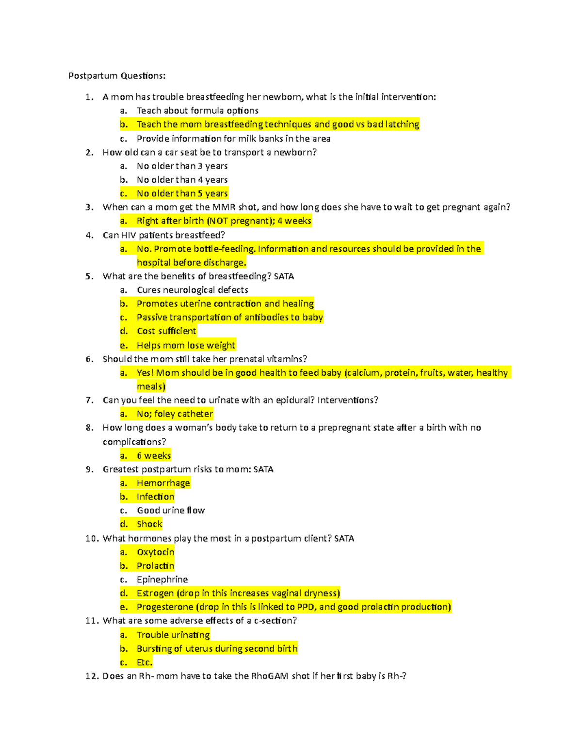 Postpartum Questions - wiritng nwihfr vf owncv ou ic wr wkja vg kds ...