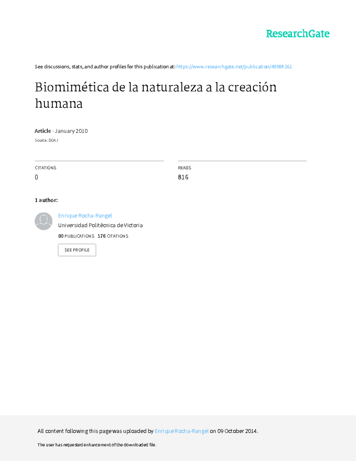 Lectura 1 Biomimetica De La Naturaleza A La Creacion Humana See Discussions Stats And lectura-1-biomimetica-de-la-naturaleza-a-la-creacion-humana-see-discussions-stats-and