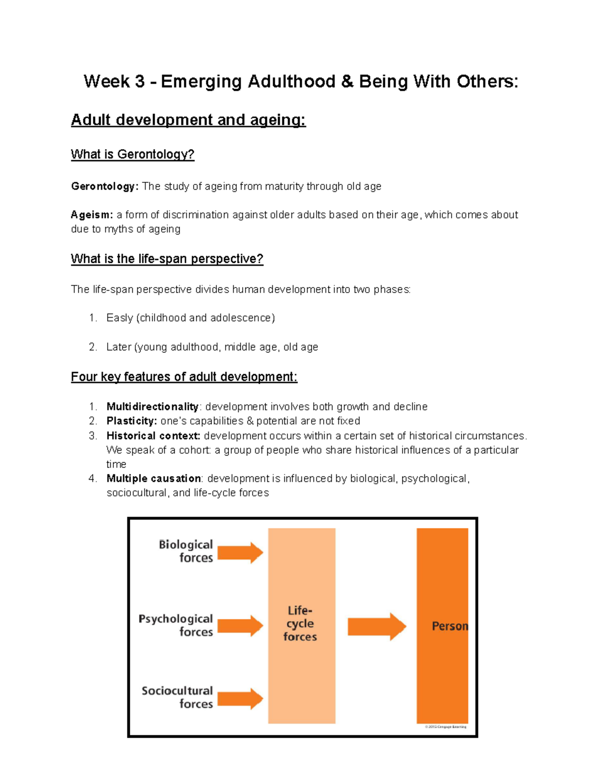 PSYC2020 - Block 1 - Week 3 - Week 3 - Emerging Adulthood & Being With ...