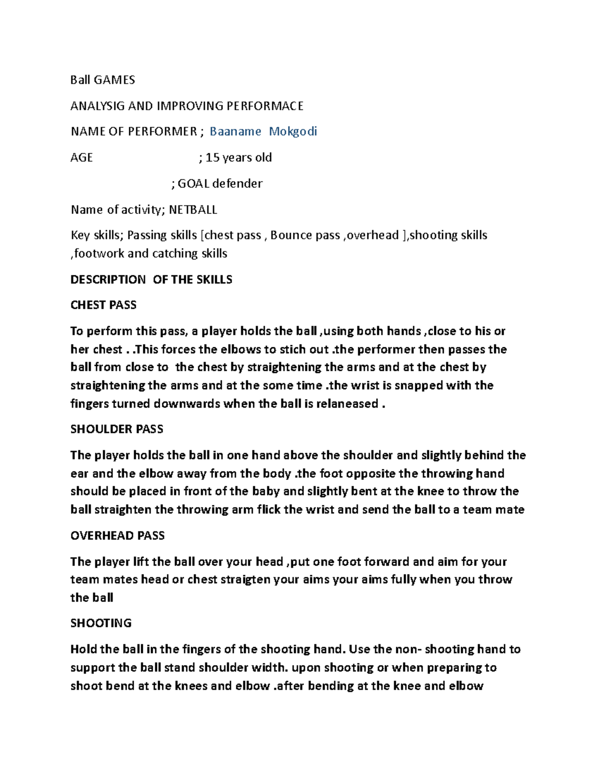 Ball Games - Help you to work hard - Ball GAMES ANALYSIG AND IMPROVING ...