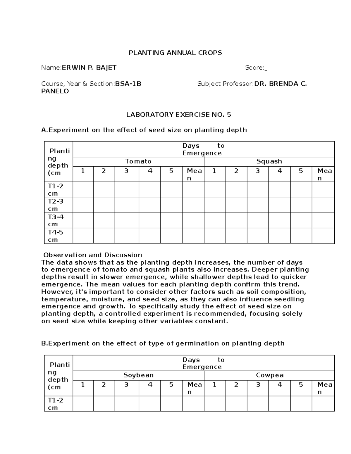 CROP Production LAB 5 6 Family Assessment Module 1 and 2_2024-2025 ...