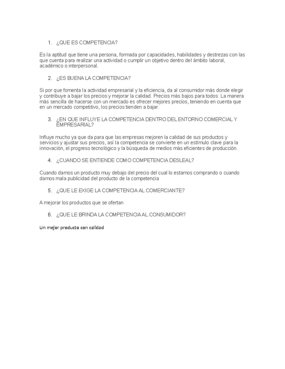 QUE ES Competencia - 1. ¿QUE ES COMPETENCIA? Es la aptitud que tiene ...