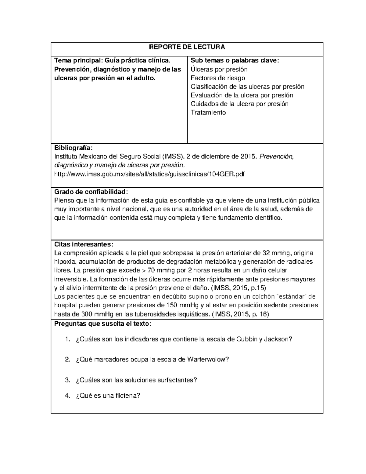 Ulceras POR Presion 1 - Las úlceras por presión son una de la ...