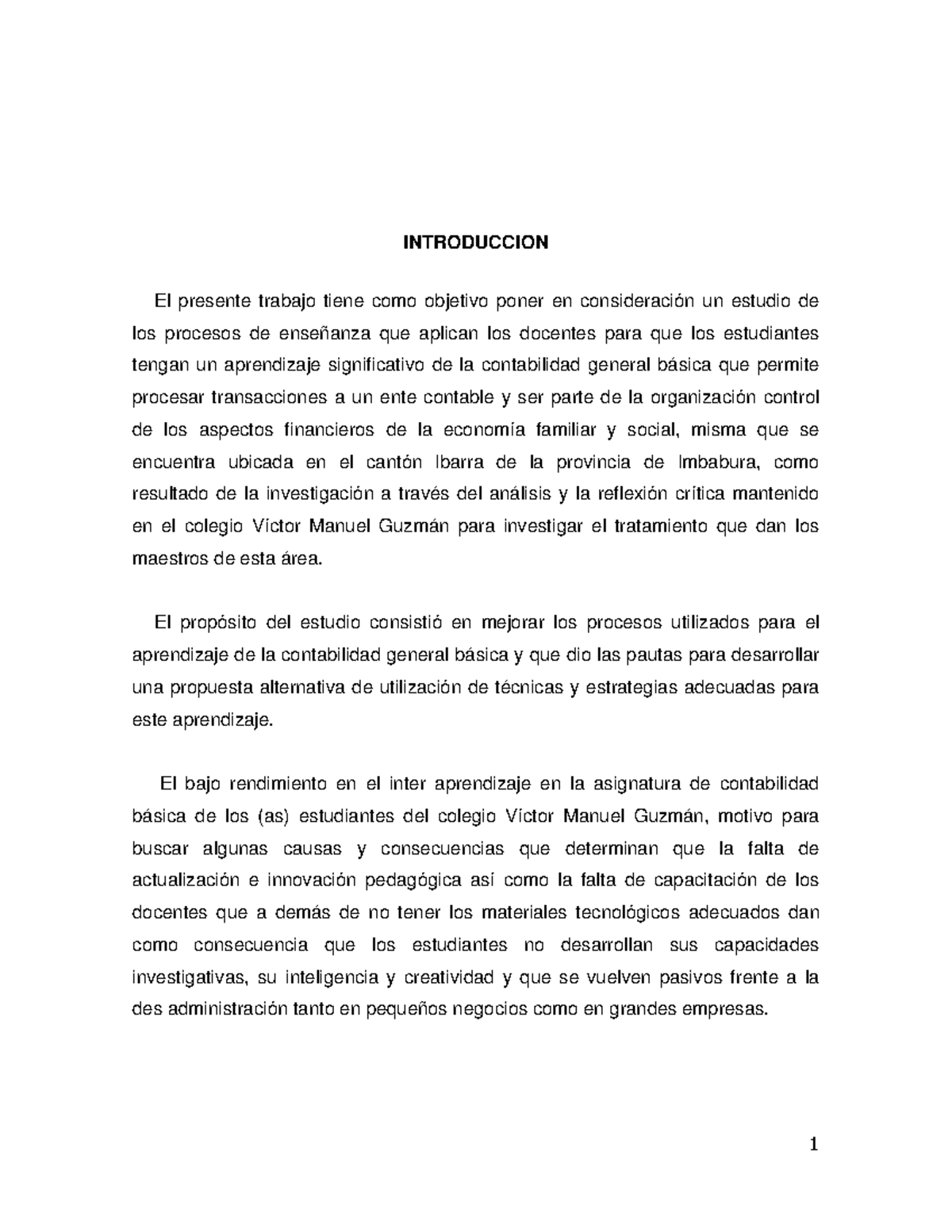 Fecyt 949 Tesis Final - INTRODUCCION El presente trabajo tiene como ...