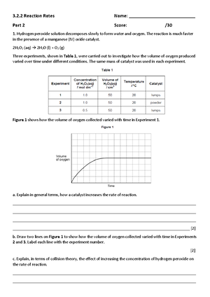 Mark scheme. Statistics Year 1 (AS) Unit Test 5 Statistical Hypothesis ...
