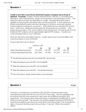 OM- Written Assignment Unit 4 - Written Assignment Unit 4 MBA Program ...