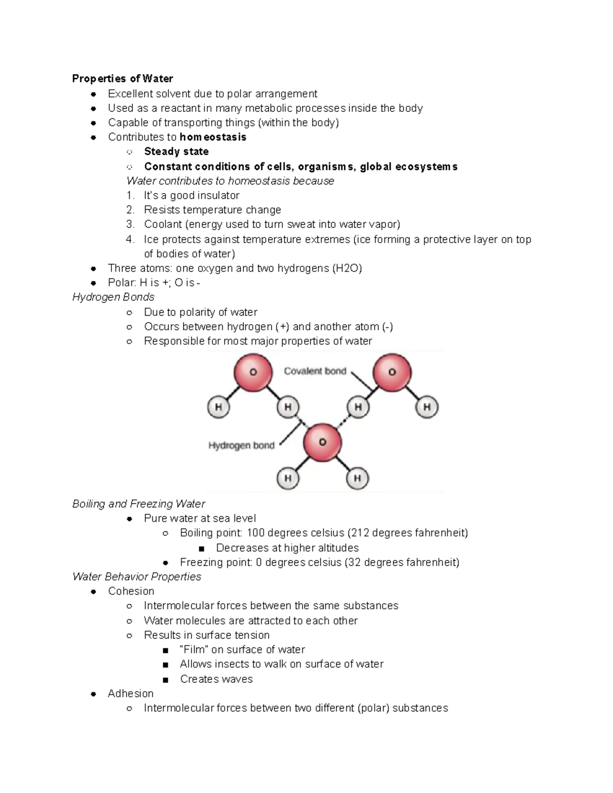 LAB D2- Osmosis - Wooram Lee - Properties of Water Excellent solvent ...