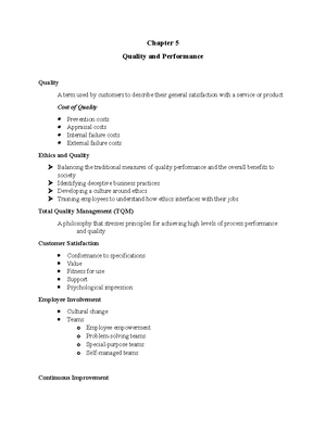OPM Exam Cheat Sheet - Using Operations to Create Value Operations Management: OPM is about the ...