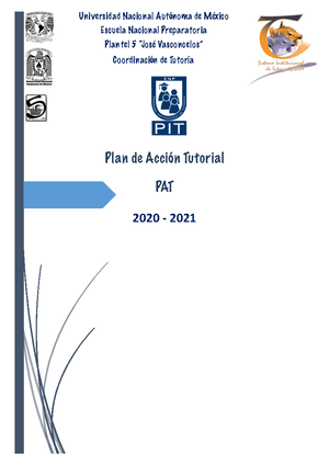 PAG - Programa de accion tutorial - SECRETARÍA ACADÉMICA UNIVERSITARIA PROGRAMA INSTITUCIONAL DE ...