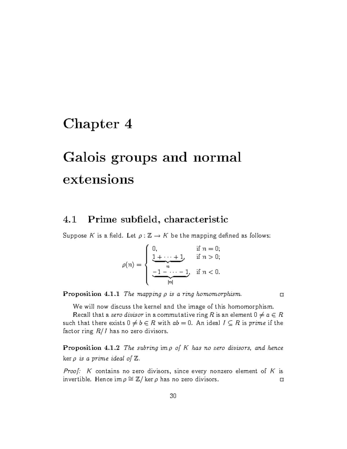 Chapter 04 - Galois groups and normal extensions - Chapter 4 Galois groups and normal extensions ...