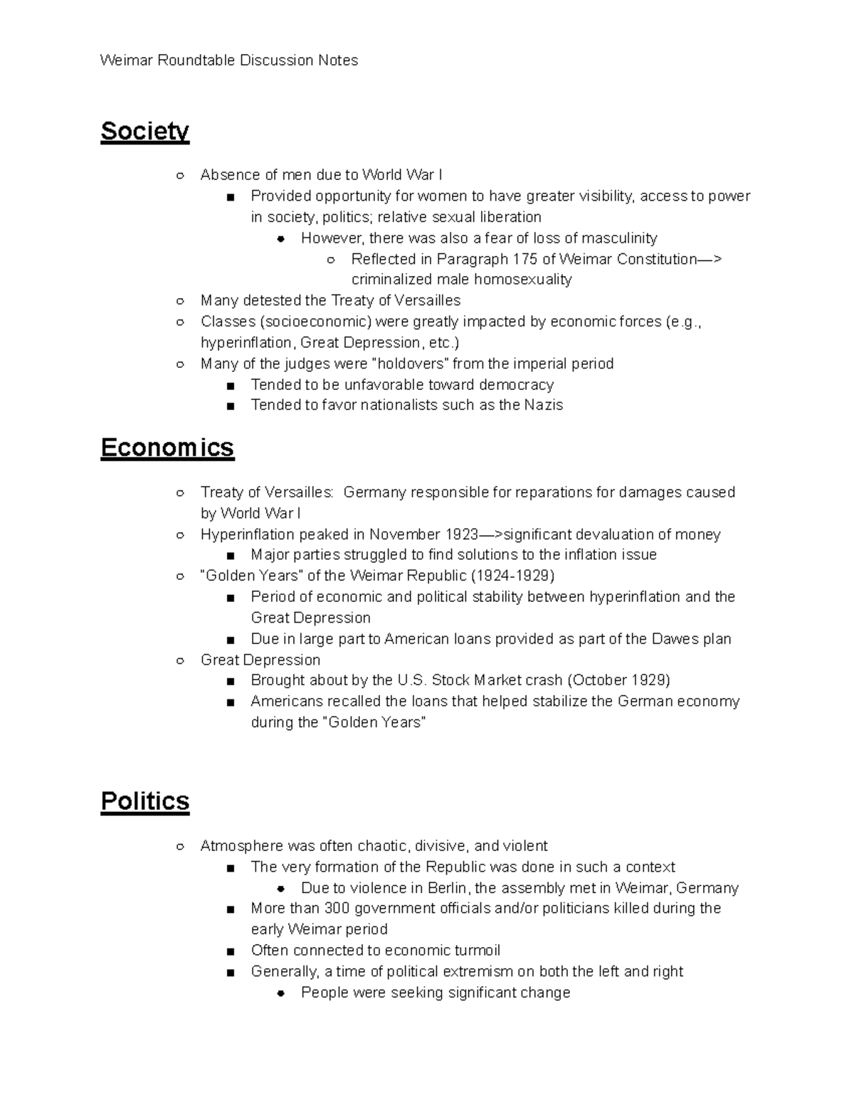 Copy of Weimar Roundtable Discussion Notes - Weimar Roundtable ...