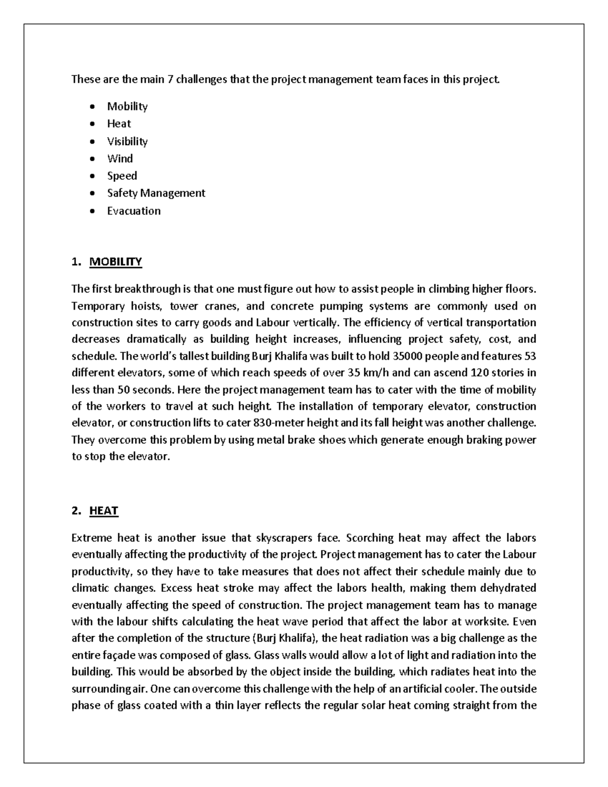 High Rise Building - These are the main 7 challenges that the project ...