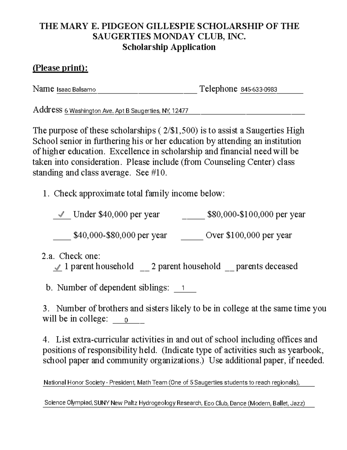 siiiiishe9uefhuu - THE MARY E. PIDGEON GILLESPIE SCHOLARSHIP OF THE ...