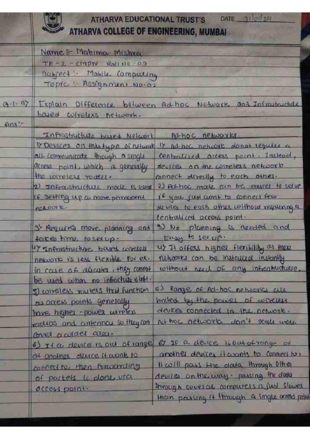 MC Assignment 2 Compressed High - Bachelor of Engineering - Studocu