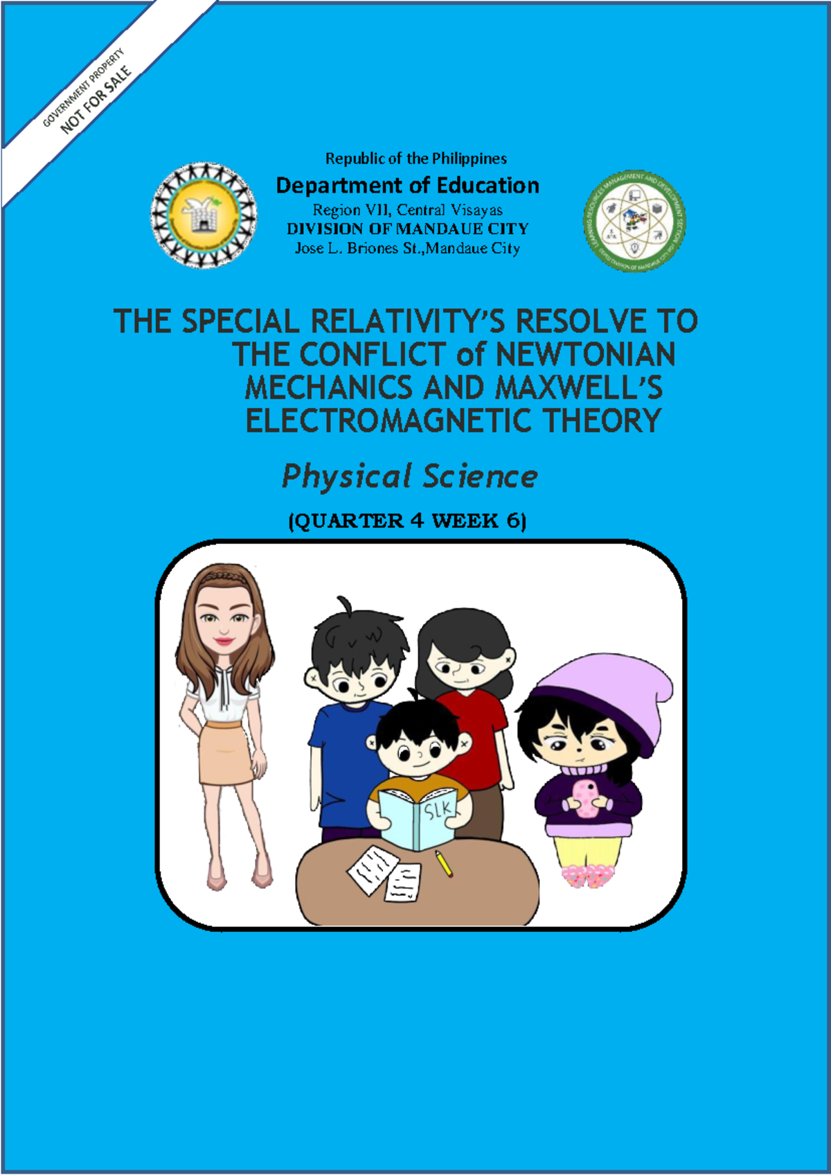Physical Science Q4 Module 6 Special Relativity Theorys Resolve To