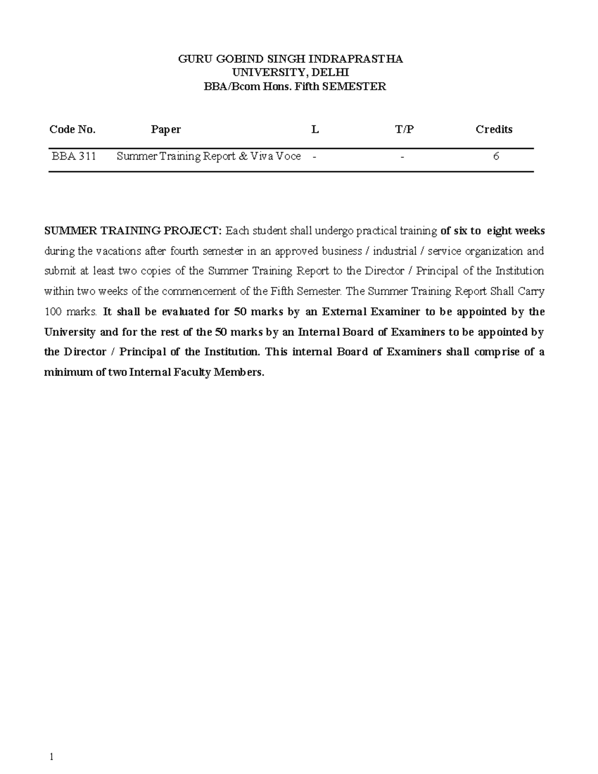 Summer Internship Project Guideline - GURU GOBIND SINGH INDRAPRASTHA ...