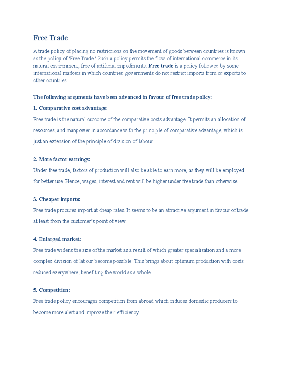 International trade agreements sept 21 2022 - Free Trade A trade policy ...