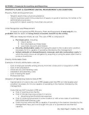 Cash Lecture PPT - ppt - Financial Accounting and Reporting (all) - Studocu