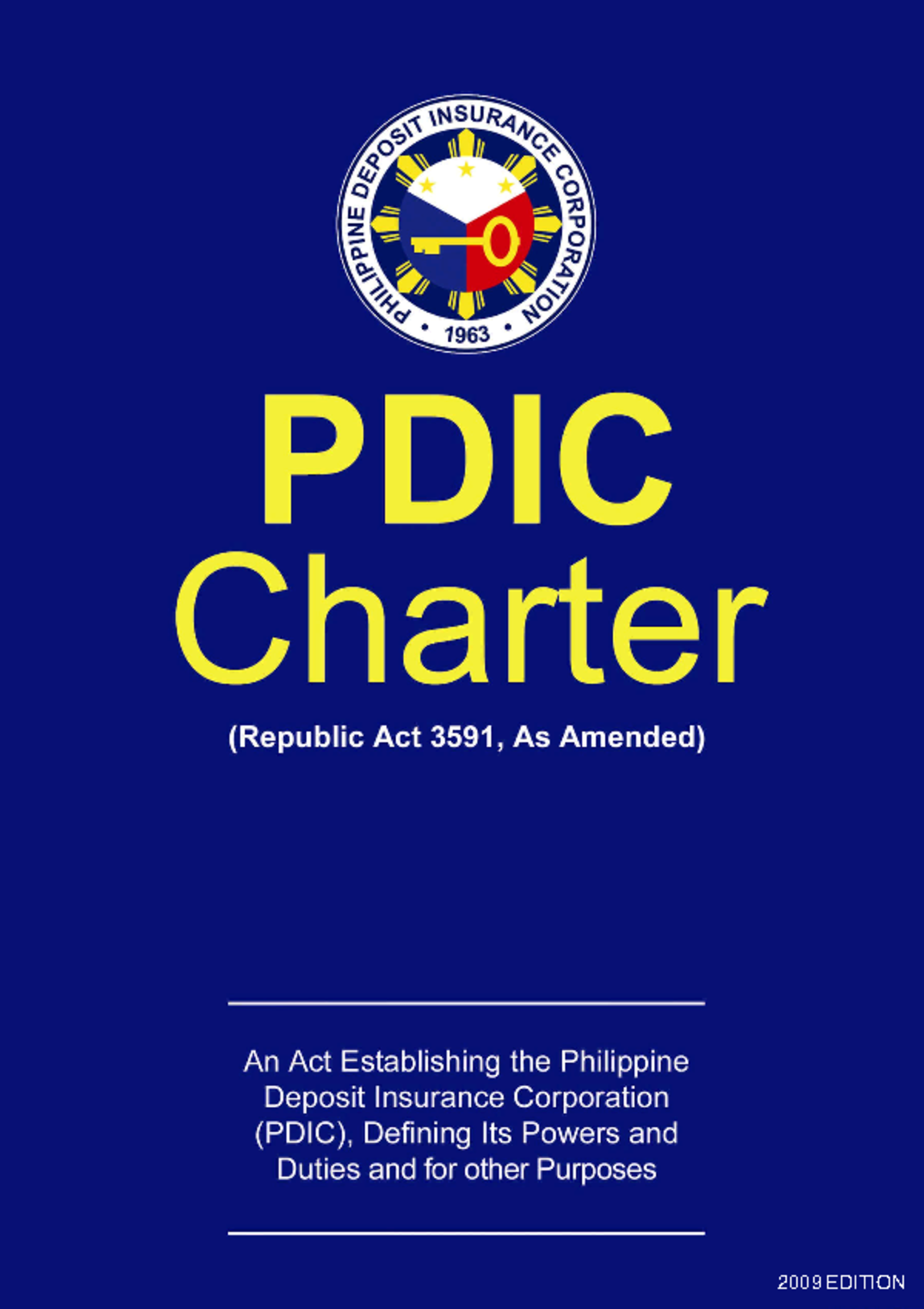 PDIC Charter -Lecture Notes in Regulatory Framework for Business ...