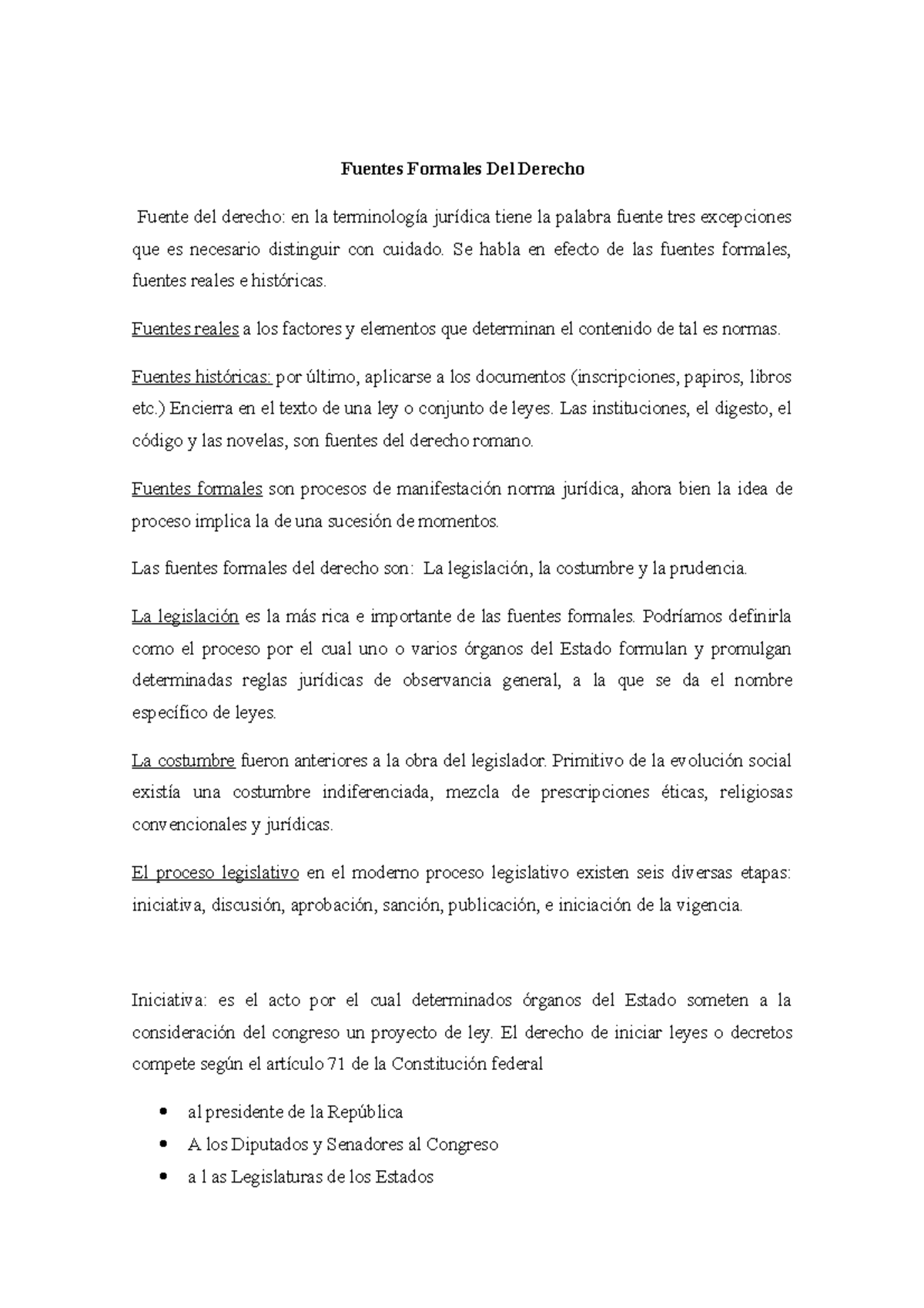 Fuentes Formales Del Derecho - Fuentes Formales Del Derecho Fuente del ...