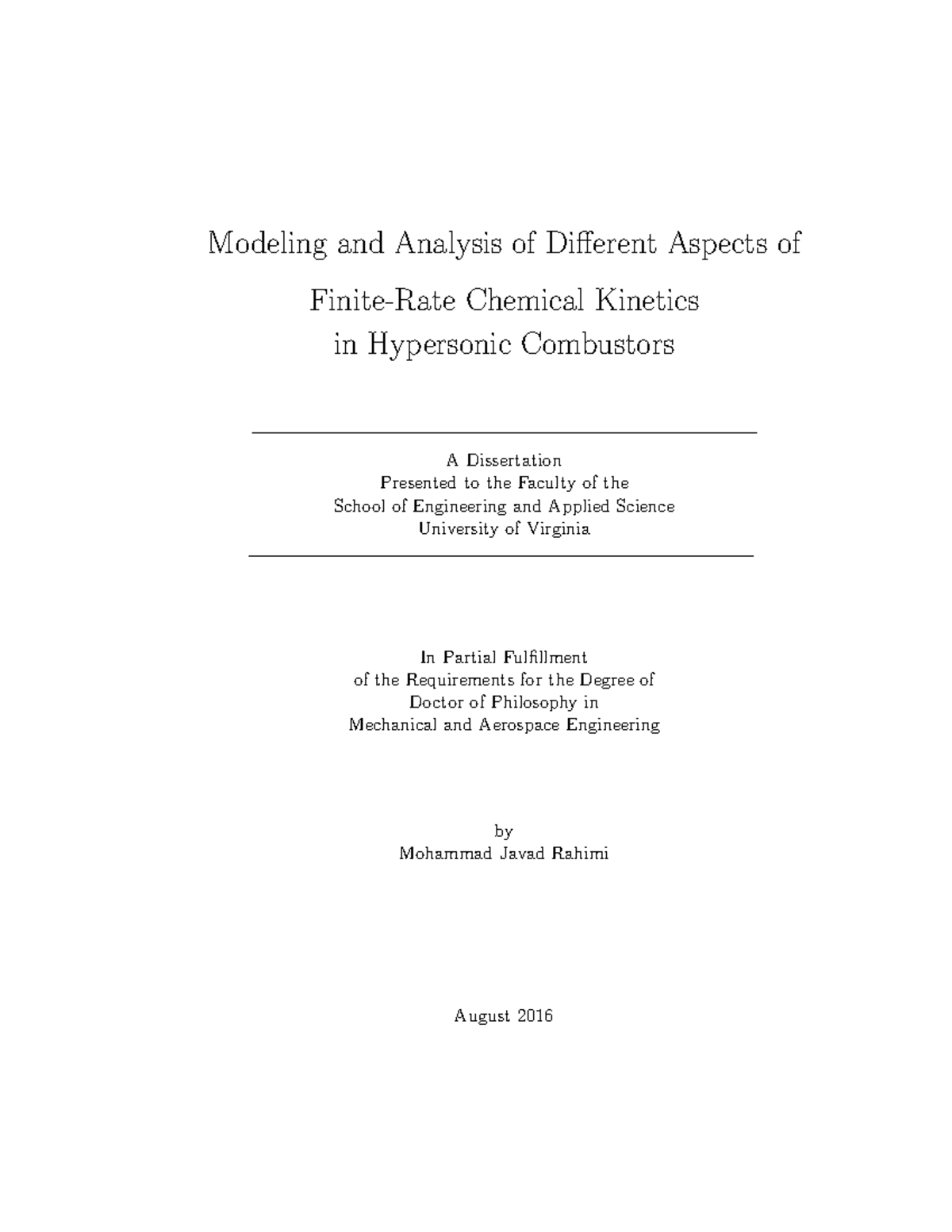 1 Rahimi Mohammad Javad 2016 PHD - Modeling and Analysis of Different ...