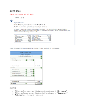 Accounting CH 1 SB #1 - Hw assignment - Accounting Equation the total ...