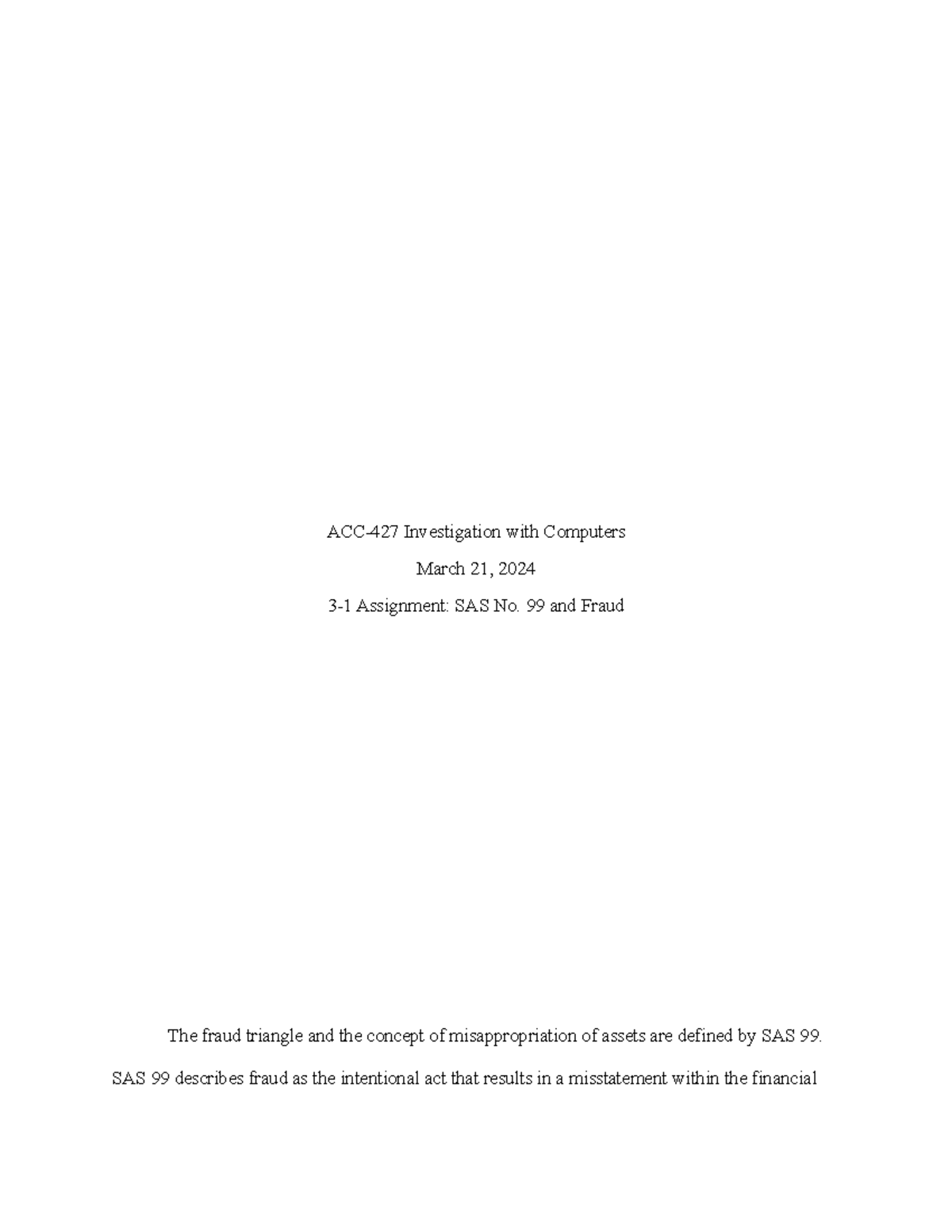3-1 SAS No 99 and fraud - for reference only - ACC-427 Investigation ...