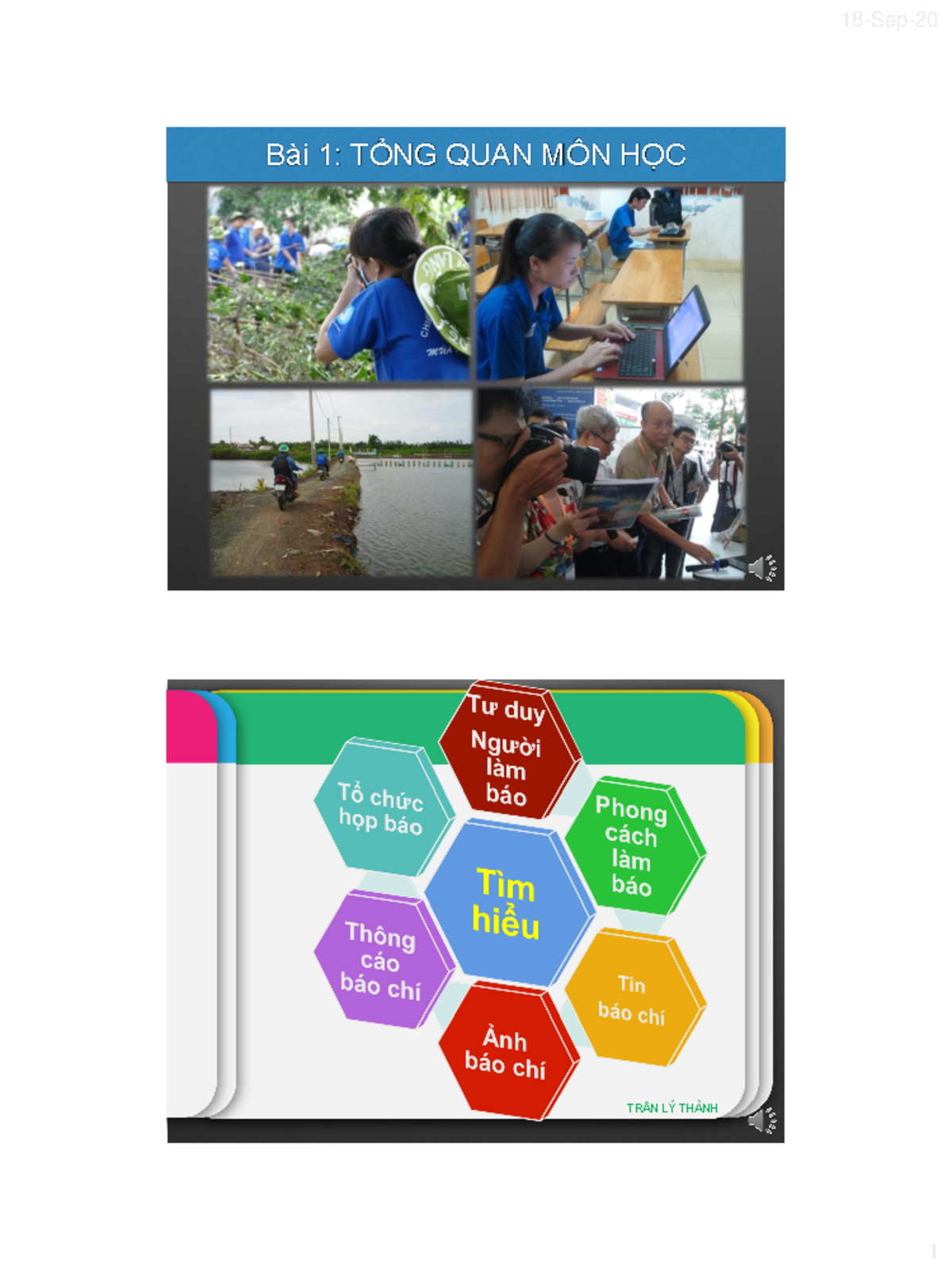 1. Bai 1 Tongquanmonhoc 3 - Bài 1: TỔNG QUAN MÔN HÞC TRẦN LÝ THÀNH Sau ...