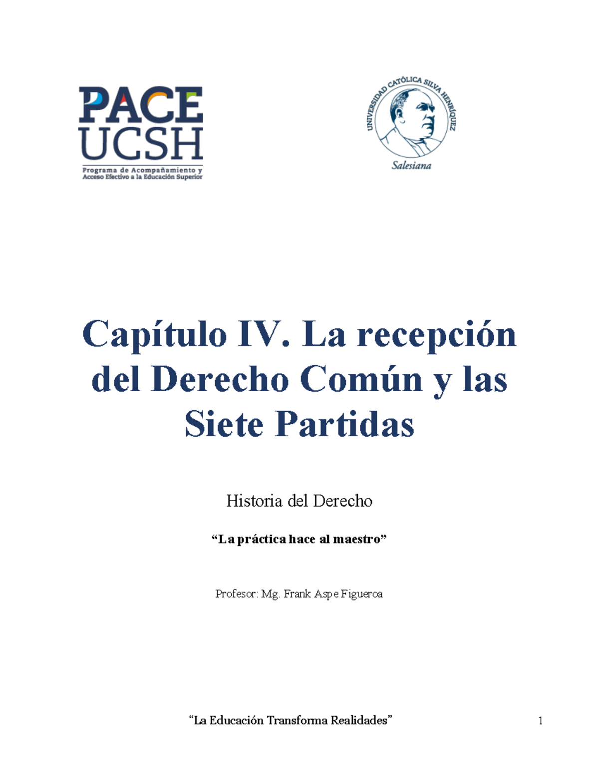 El origen del Derecho Comun o conocido como ius commune - Capítulo IV ...
