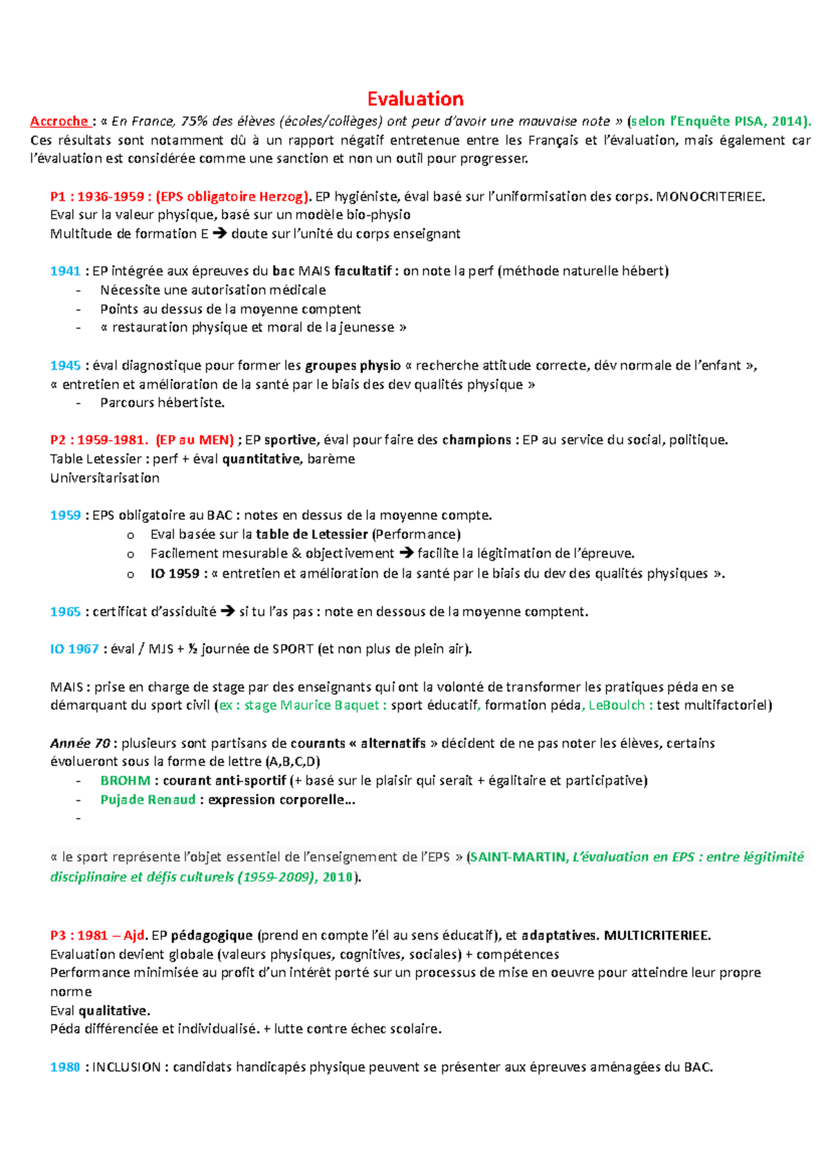 Fiche Evaluation E1 - Evaluation Accroche : « En France, 75% des élèves (écoles/collèges) ont ...