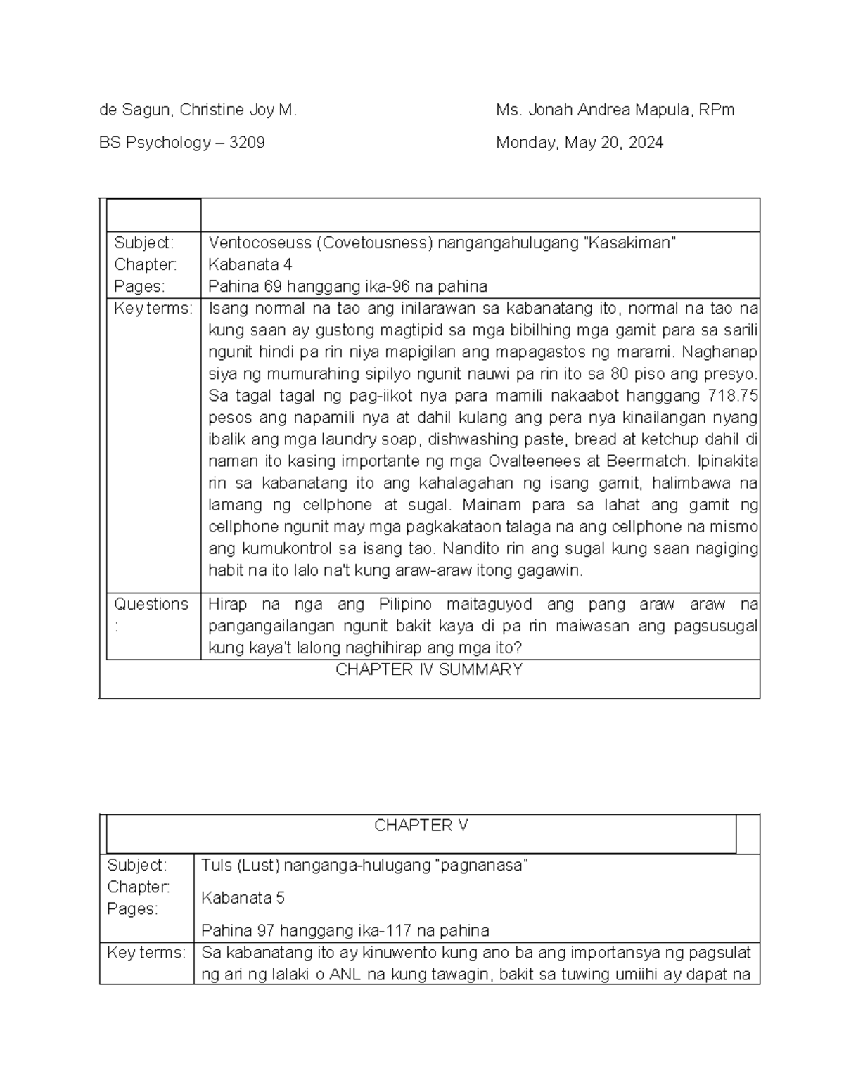 Book review - Summary Ang lumang simbahan - de Sagun, Christine Joy M ...