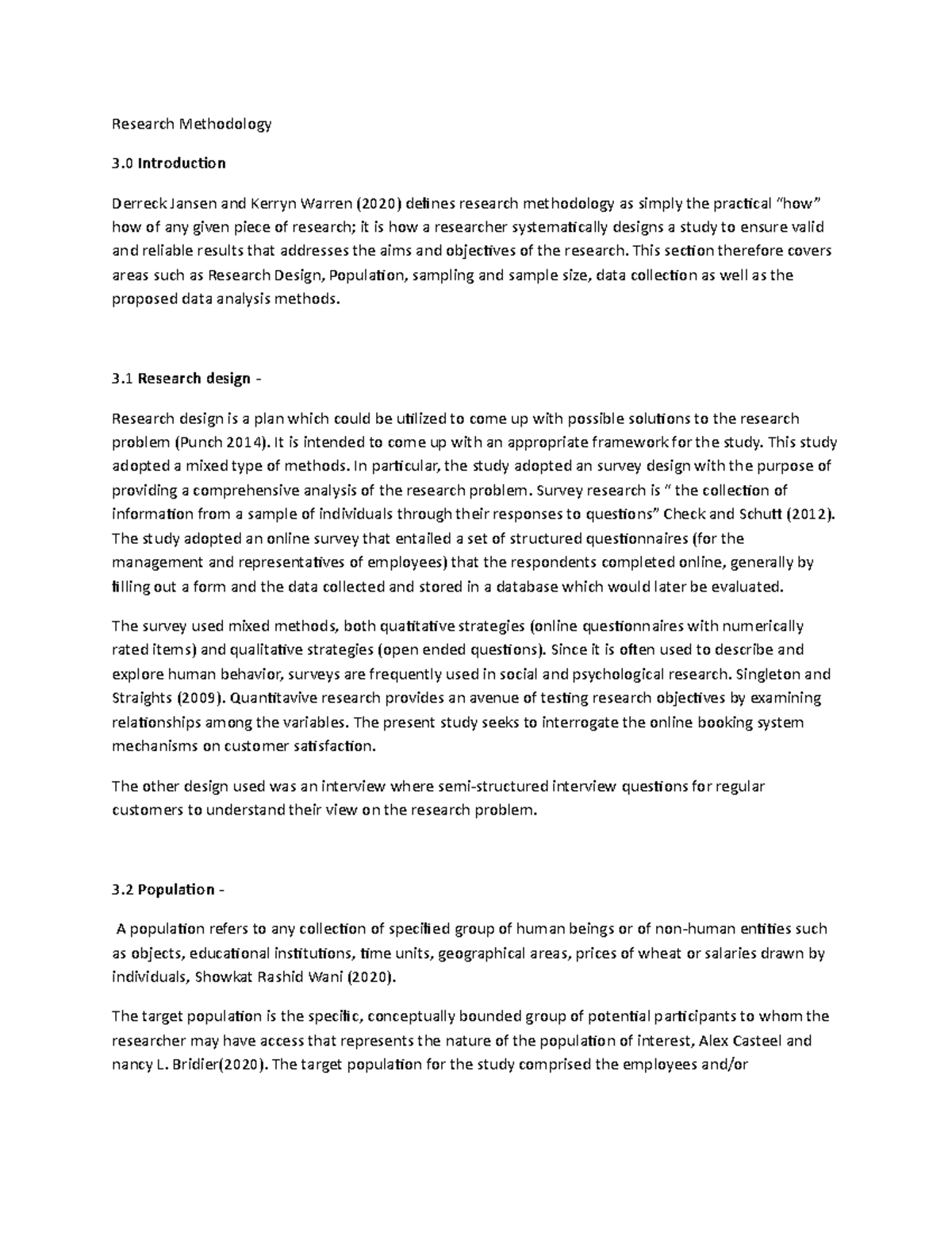 Research Methodology - all notes - Research Methodology 3 Introduction ...