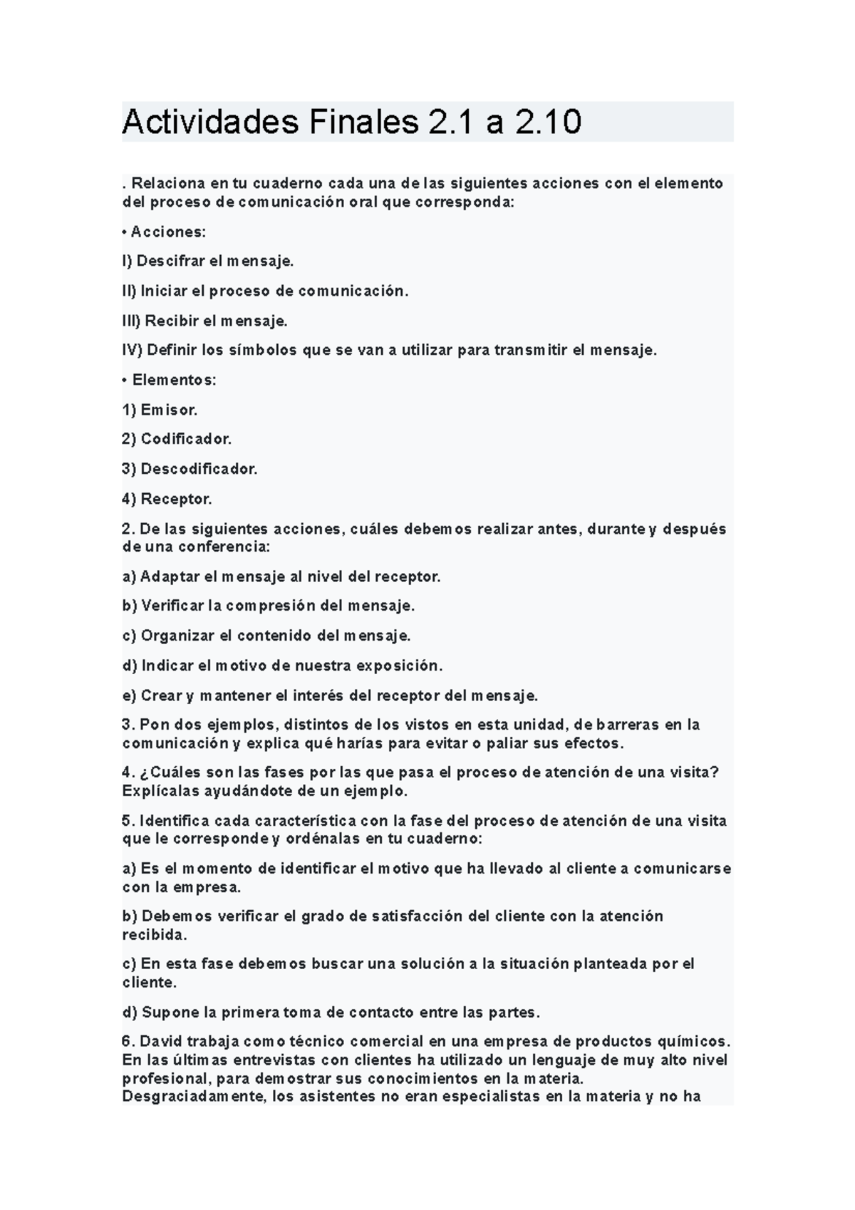 Tareas felipe sin terminar - Actividades Finales 2 a 2. . Relaciona en ...