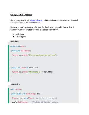 Introduction TO JAVA-PART 5 - Java Class Methods Already learned from ...