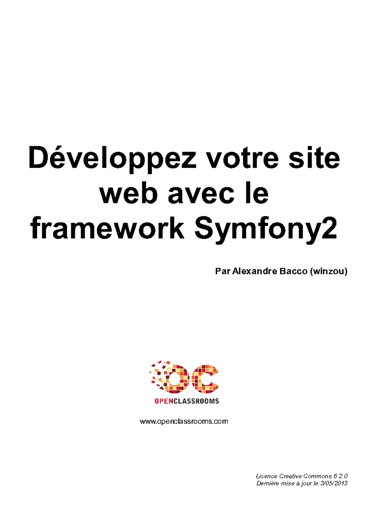 517569 developpez votre site web avec le framework symfony 2 1 140 - Développez votre site web ...