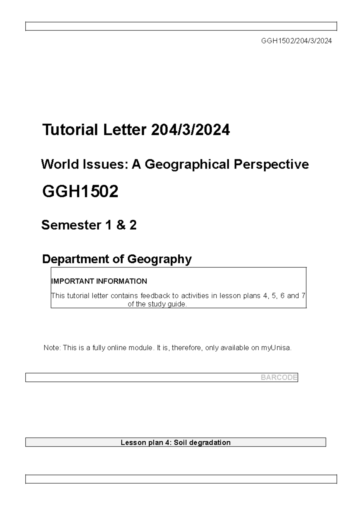 GGH1502 TL 204 2024 3 - Learning units 4,5,6 and 7 - GGH1502/204/3 ...